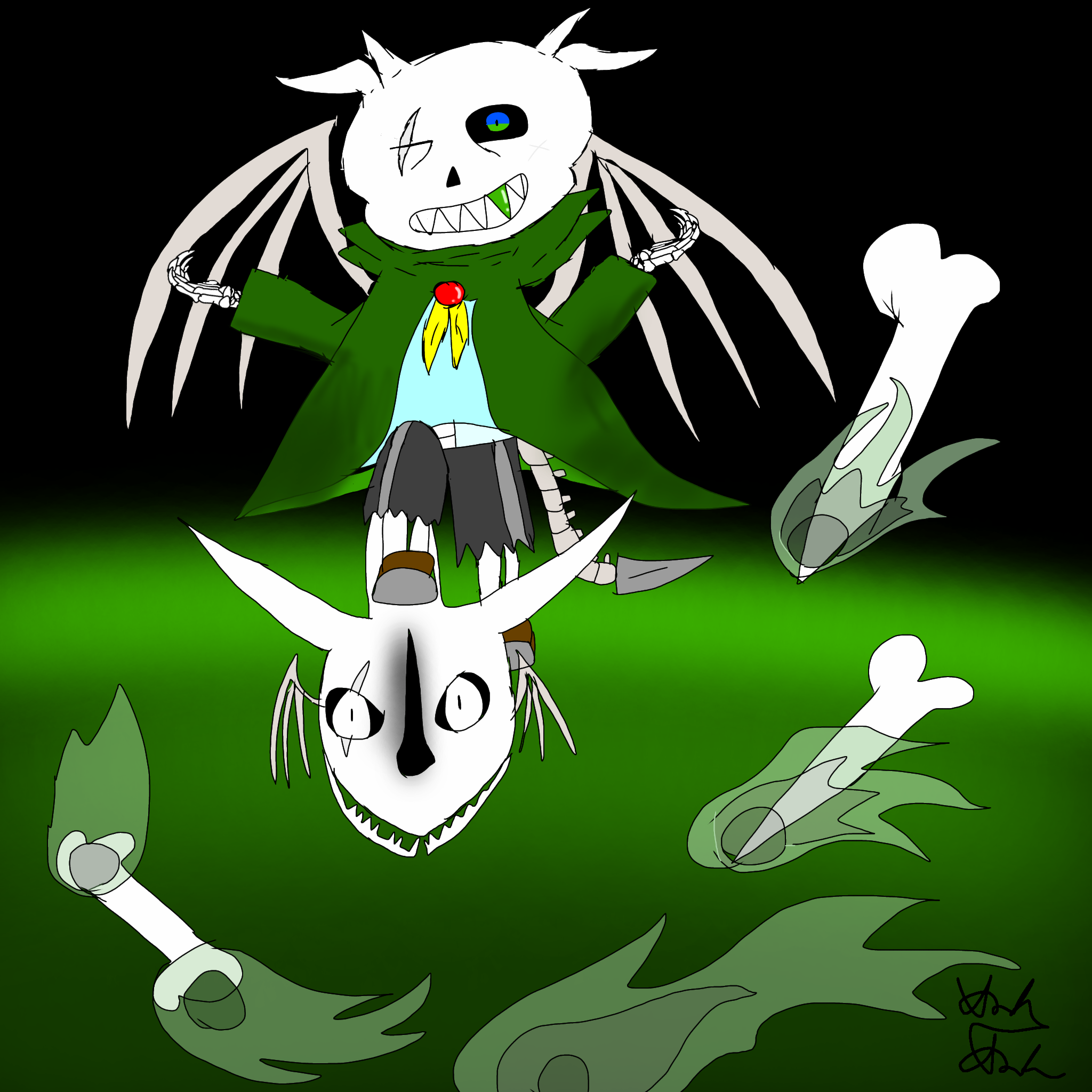 bat the Dragon time - ibisPaint