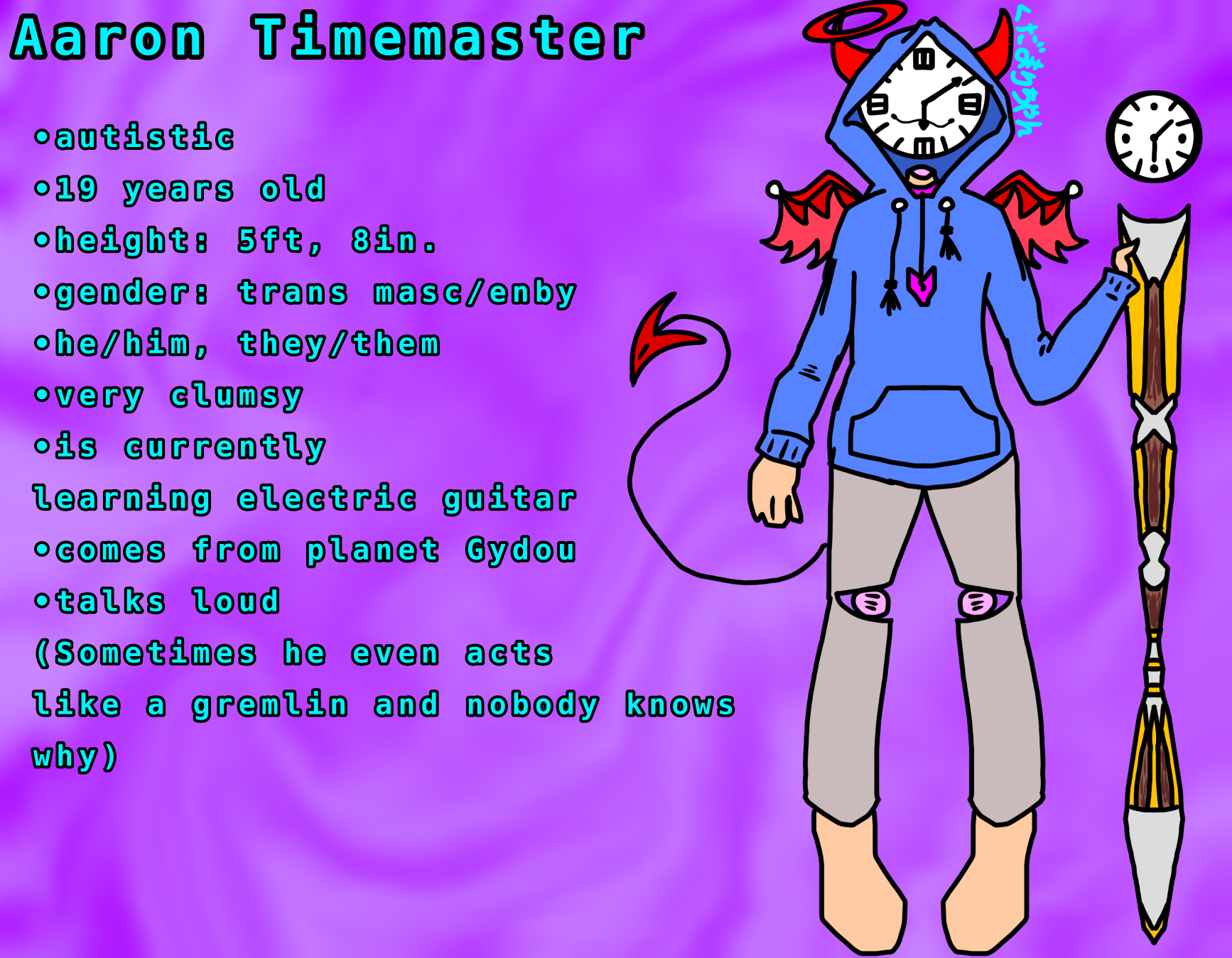 Aaron (idk ref sheet ) - ibisPaint