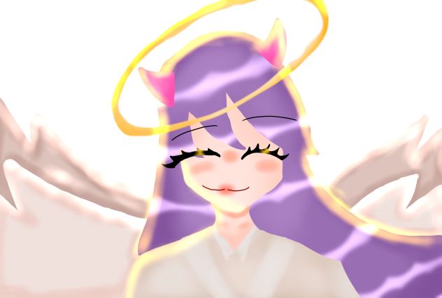 The Nice Pink Angel Devil - ibisPaint