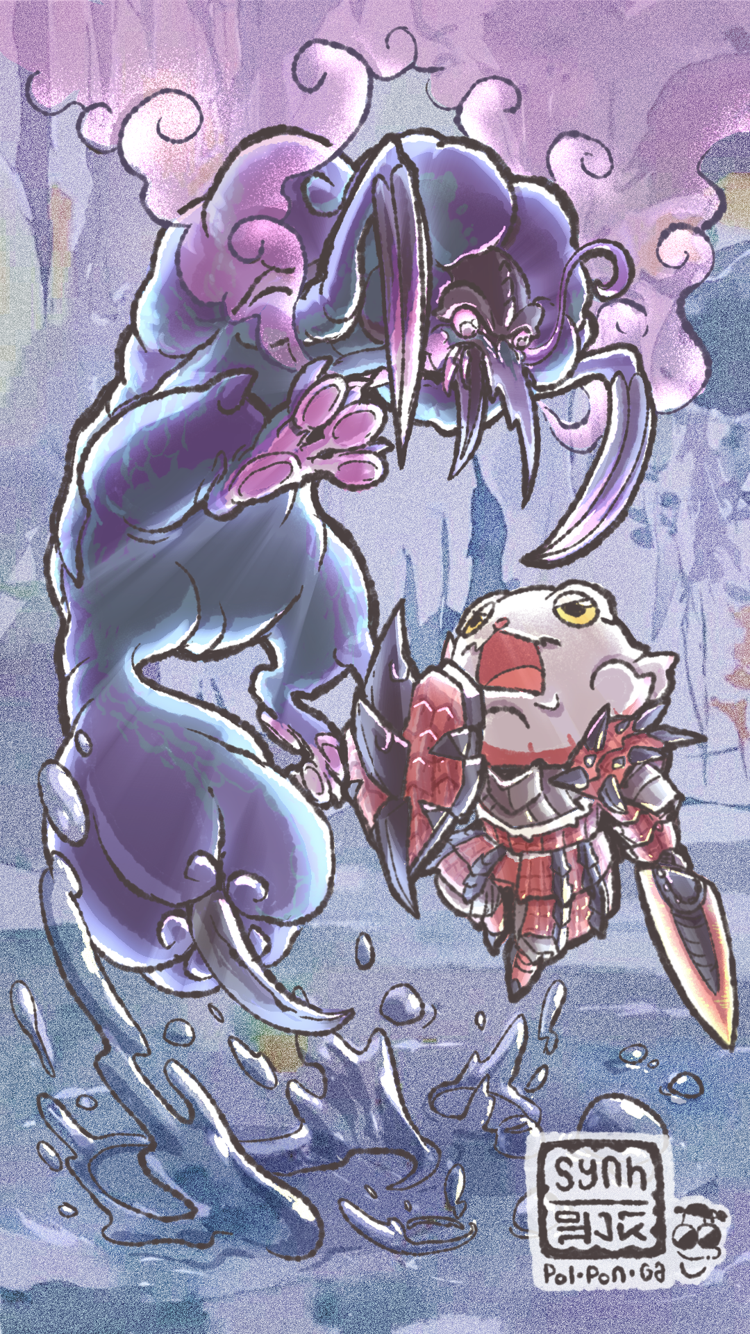 Synh vs Rompopolo MH Wilds - ibisPaint