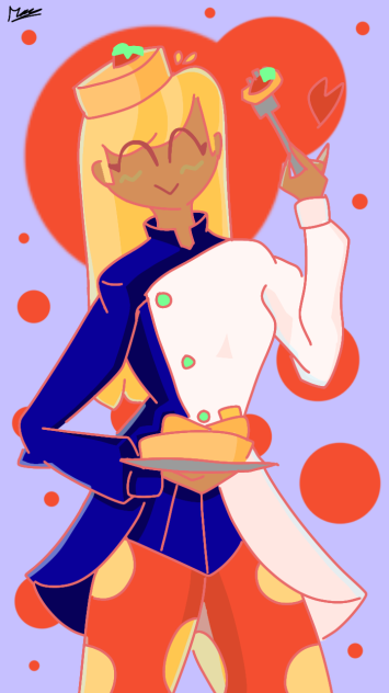 Waffle Girl #2 - ibisPaint