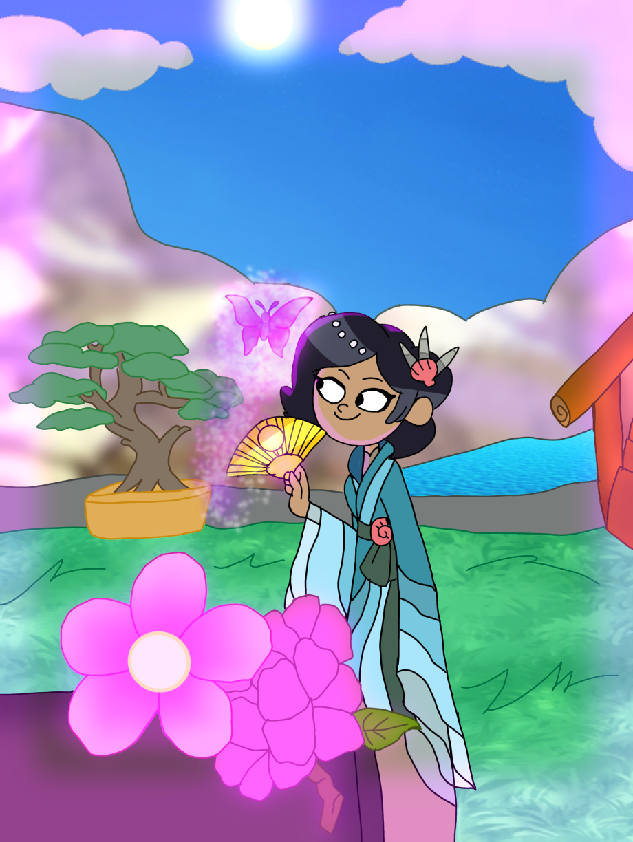 Marcy and the Magic Butterfly. - ibisPaint