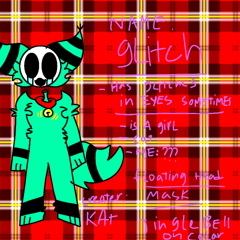 glitch character sheet - ibisPaint