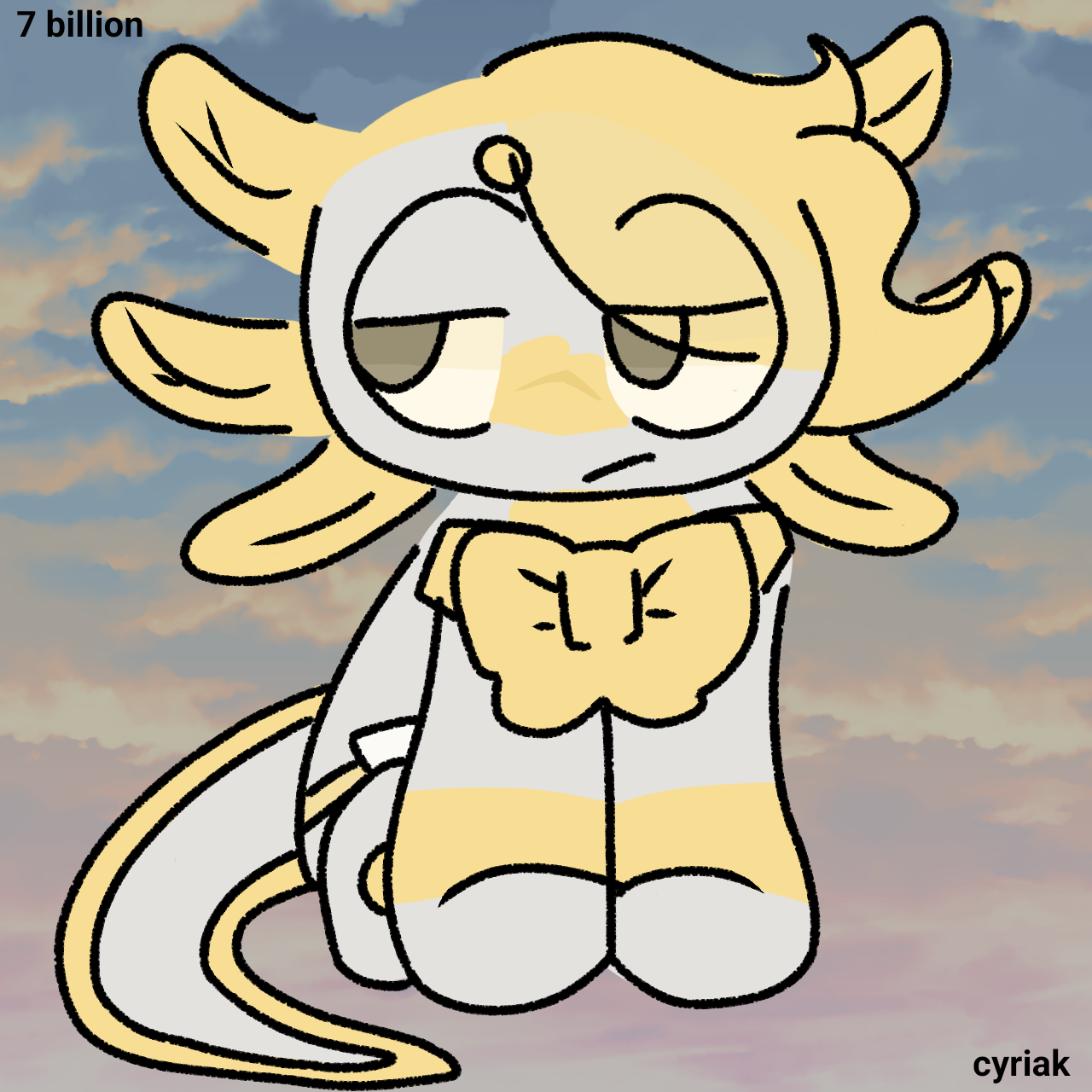 7 billion - cyriak - ibisPaint