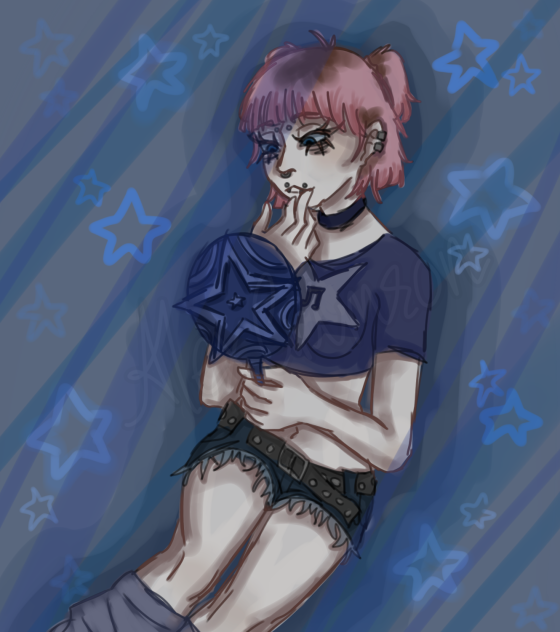 random emo gurl 😍 - ibisPaint