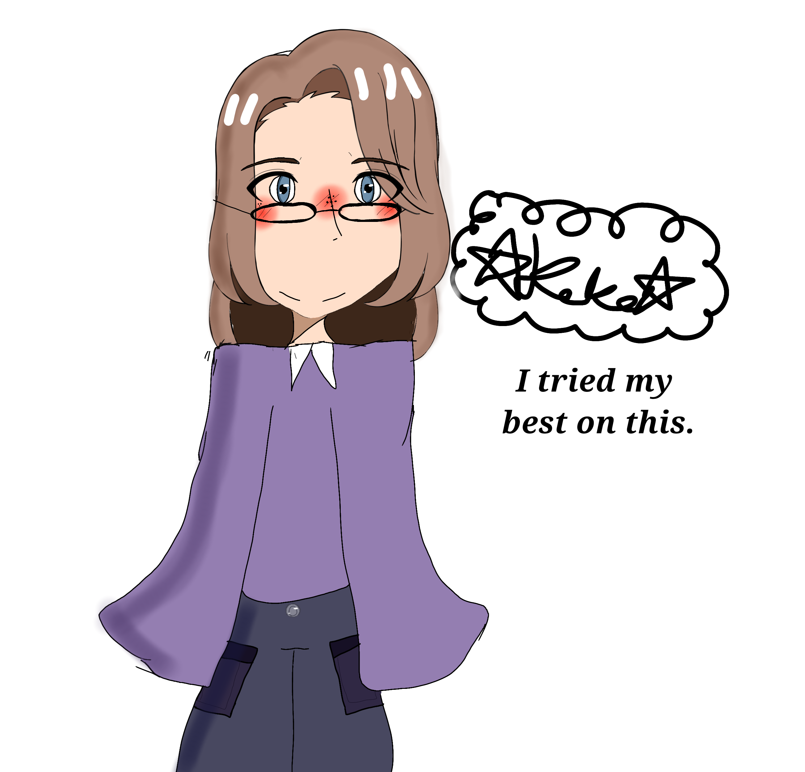 My friend, Grace. - ibisPaint