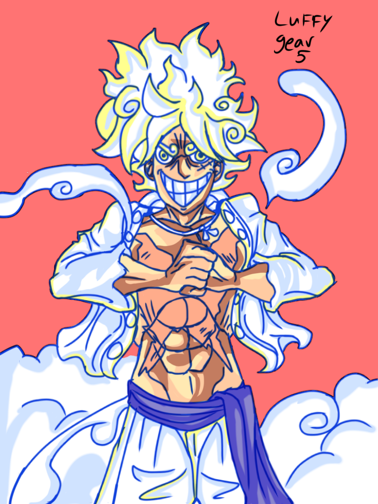 Luffy gear 5! - ibisPaint