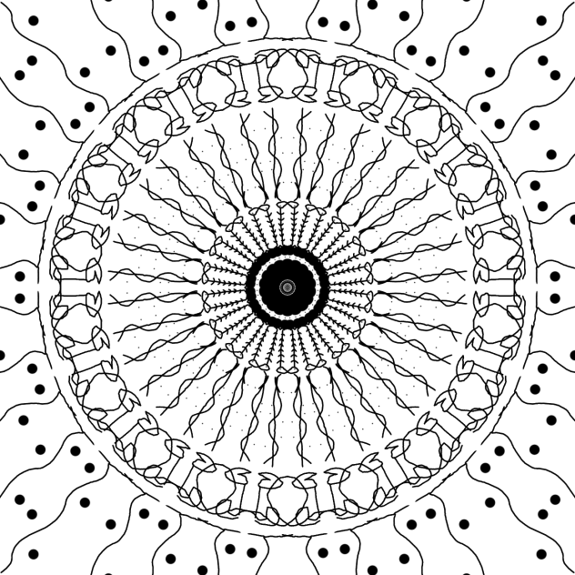 Mandala art 2 - ibisPaint