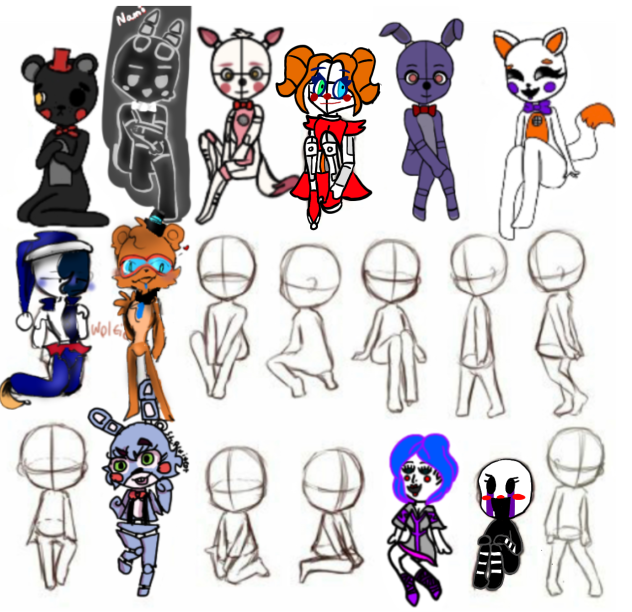 Fnaf collab - ibisPaint