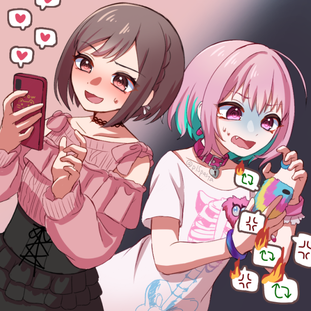 SNS依存と炎上アイドル - ibisPaint