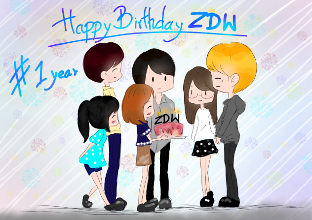 HBD ZDW #1year - ibisPaint