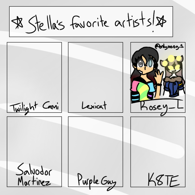 Stella's fave artists ★ - ibisPaint