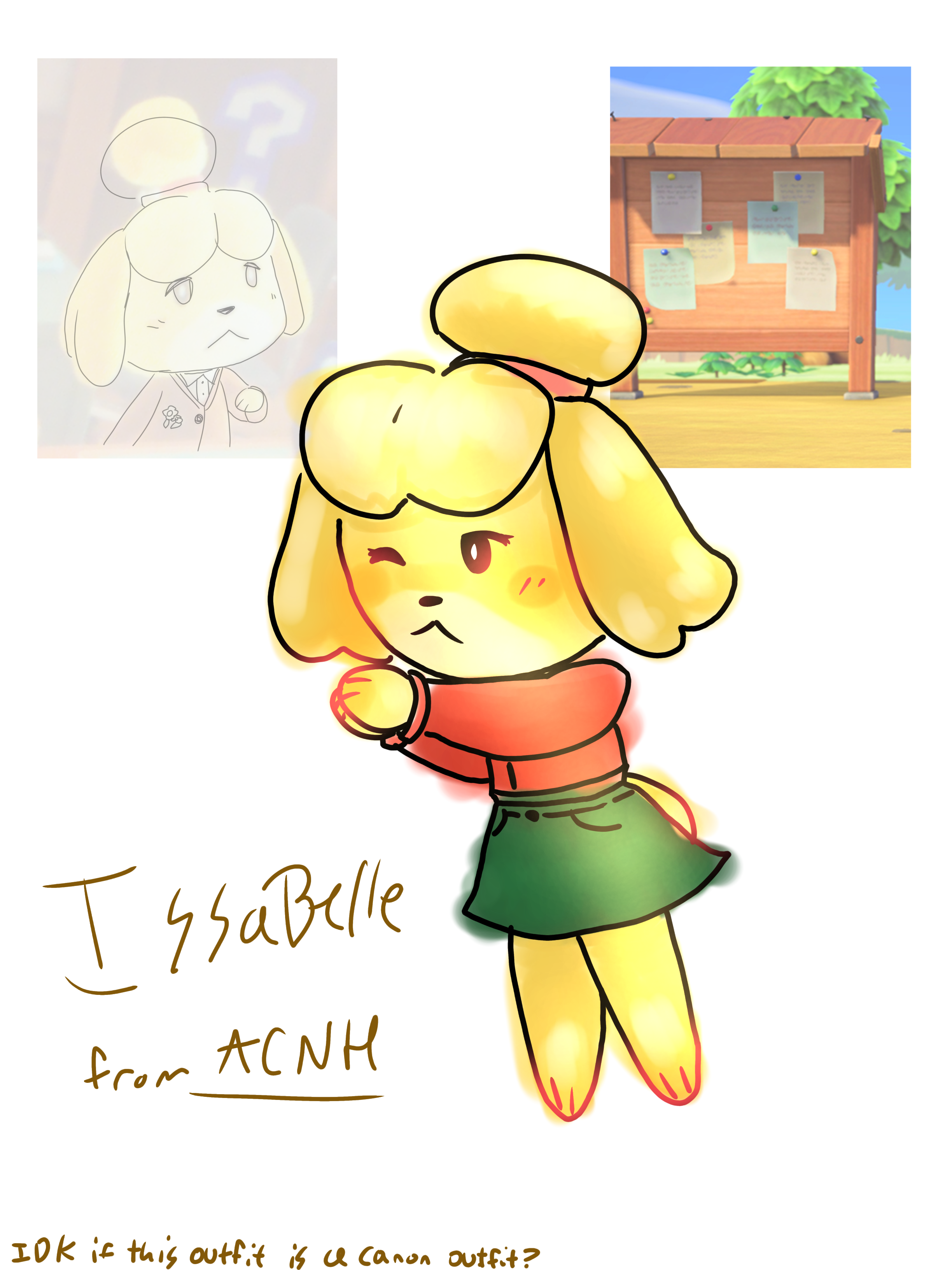Isabelle From ACNH - ibisPaint