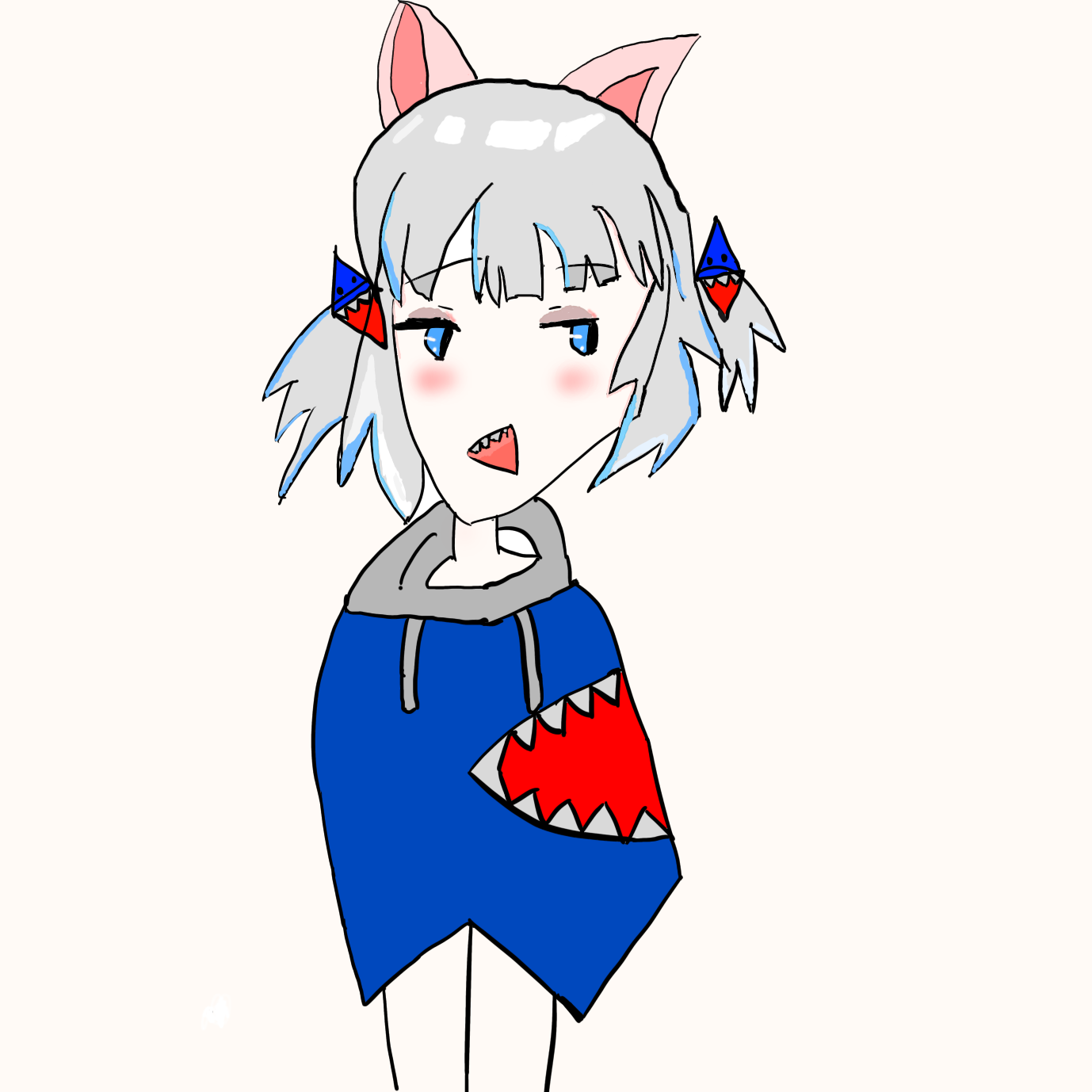 Gawr gura (fan art) - ibisPaint