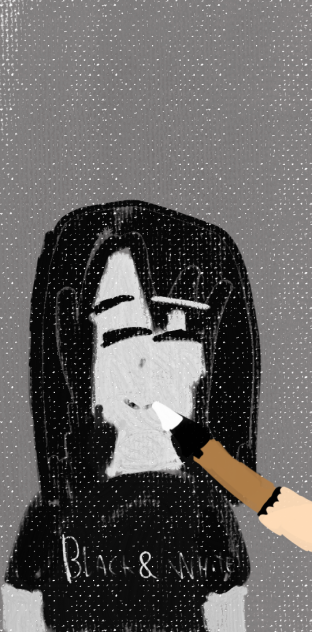 black And white - ibisPaint