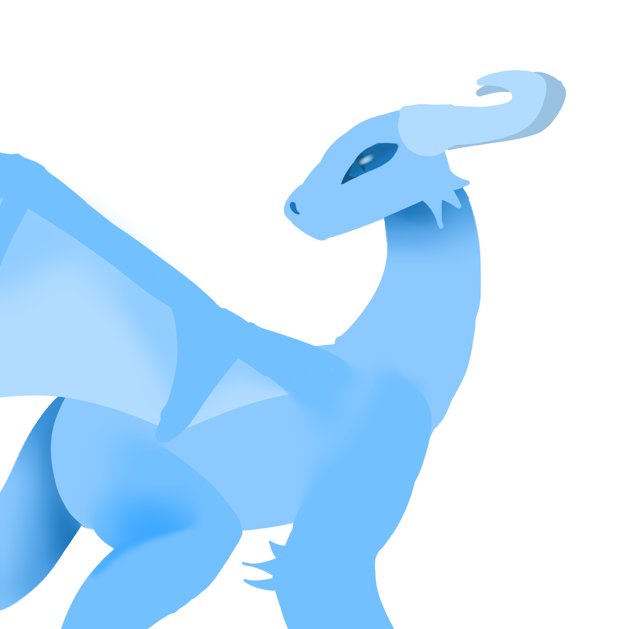 IceWing themed dragon 🙃 - ibisPaint