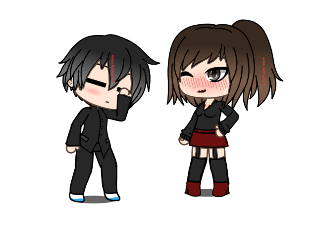 Taro and Mida (Yandere Sim Gacha Life) - ibisPaint