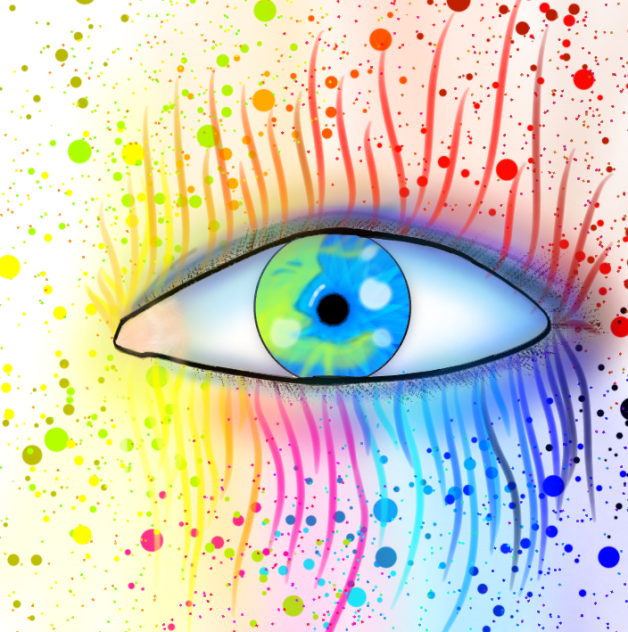 rainbow eye🌈 - ibisPaint