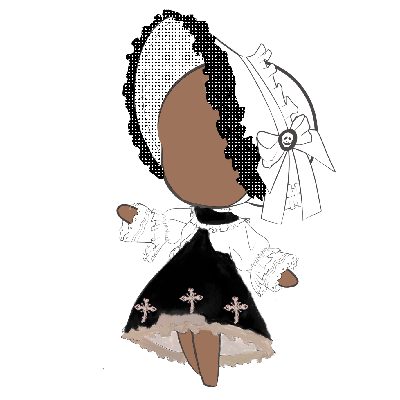 Lolita goth doll - ibisPaint