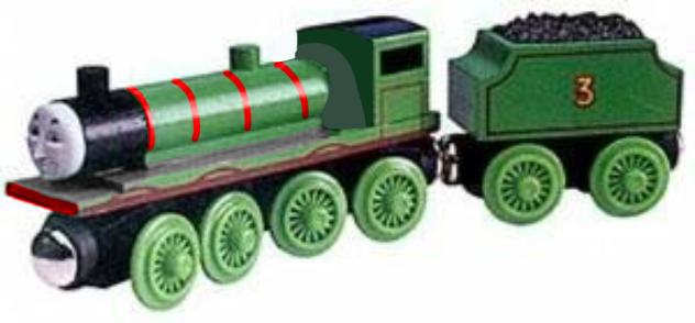 Wooden Railway Fixed Henry (Old Shape) - ibisPaint