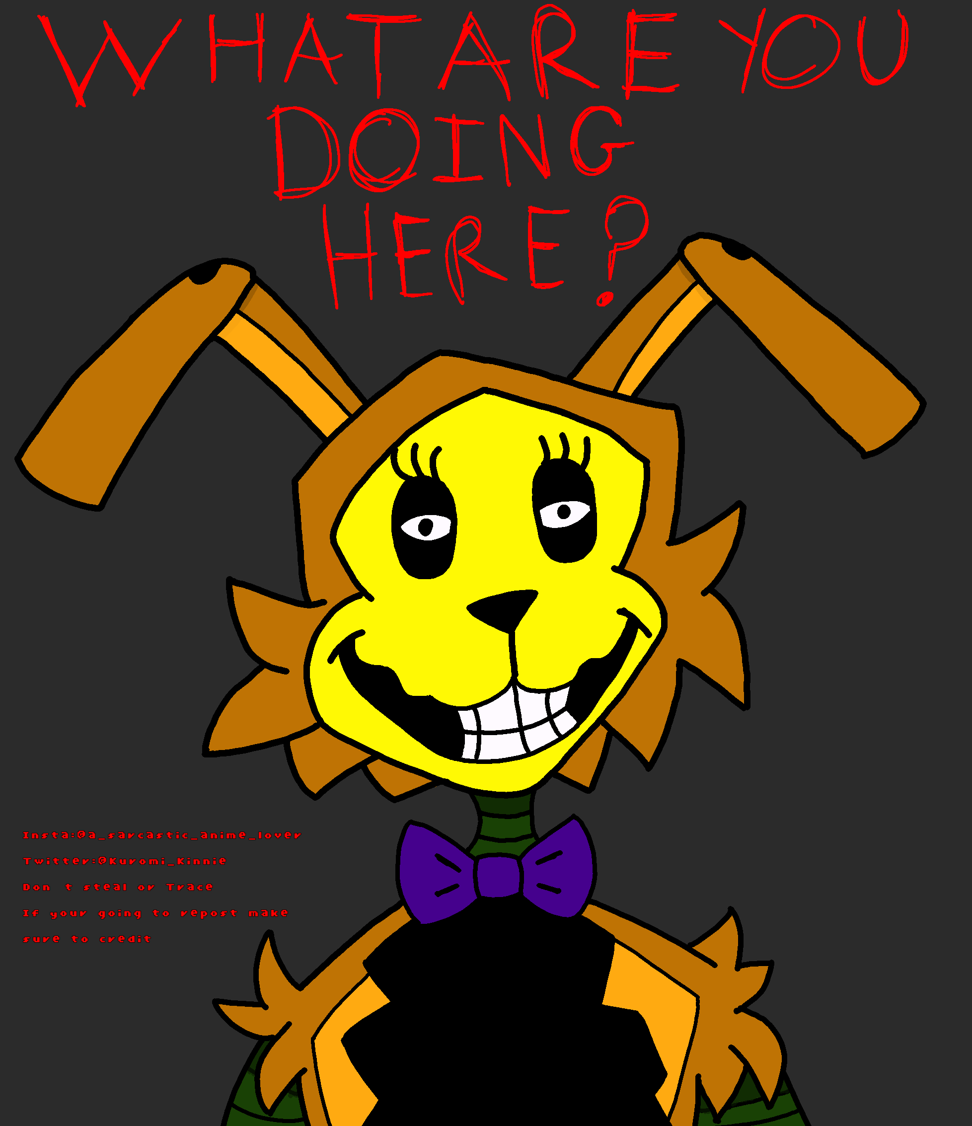 Pumpkin Rabbit from The Walten Files - ibisPaint