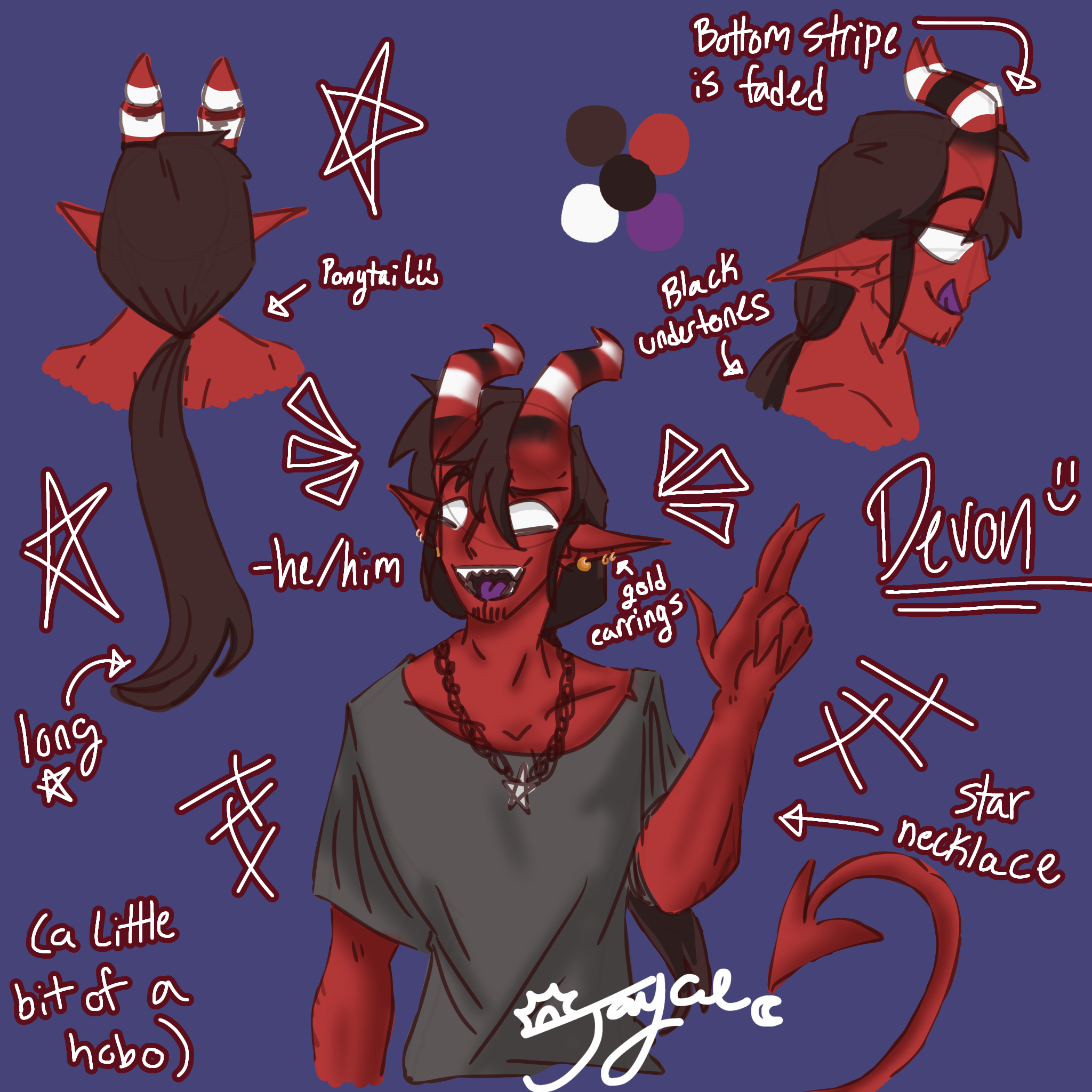 Devon Ref Sheet (Sinful) - ibisPaint