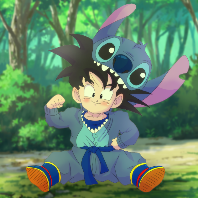 Goku Stitch - ibisPaint