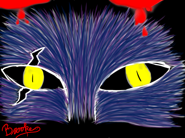 midnight cat - ibisPaint