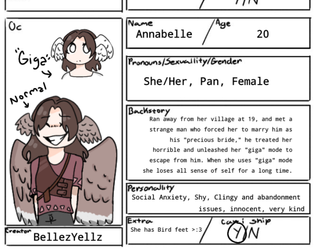 Character Sheet - ibisPaint