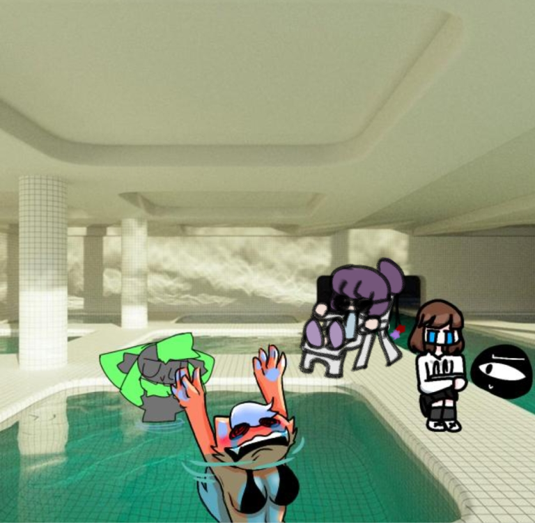 Swimming Pool Collab - ibisPaint