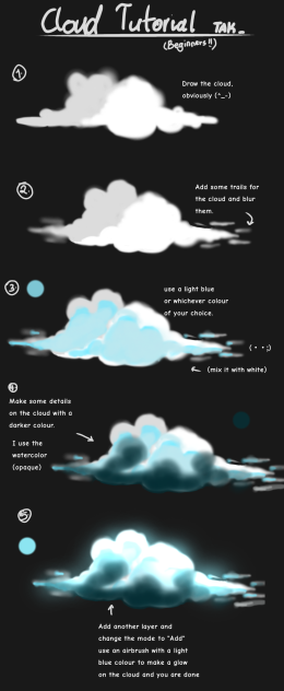 Cloud tutorial (Beginners) - ibisPaint