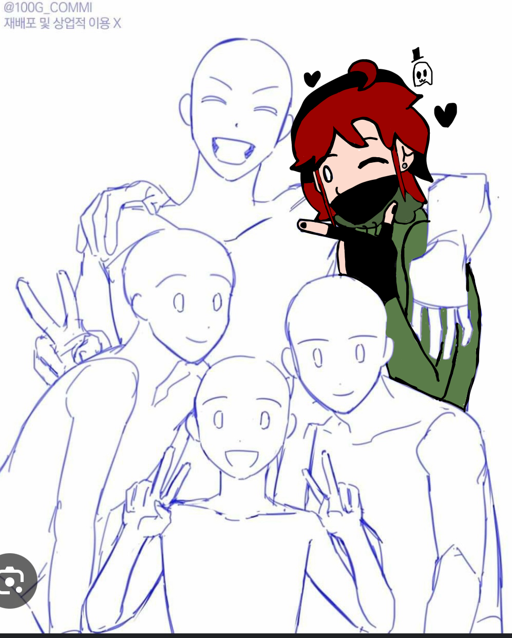 Selfie collabbbb - ibisPaint