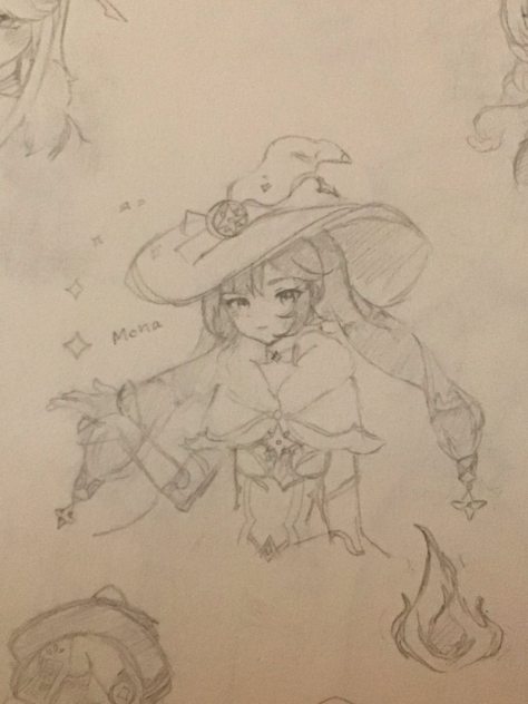 MONA GENSHIN IMPACT - ibisPaint