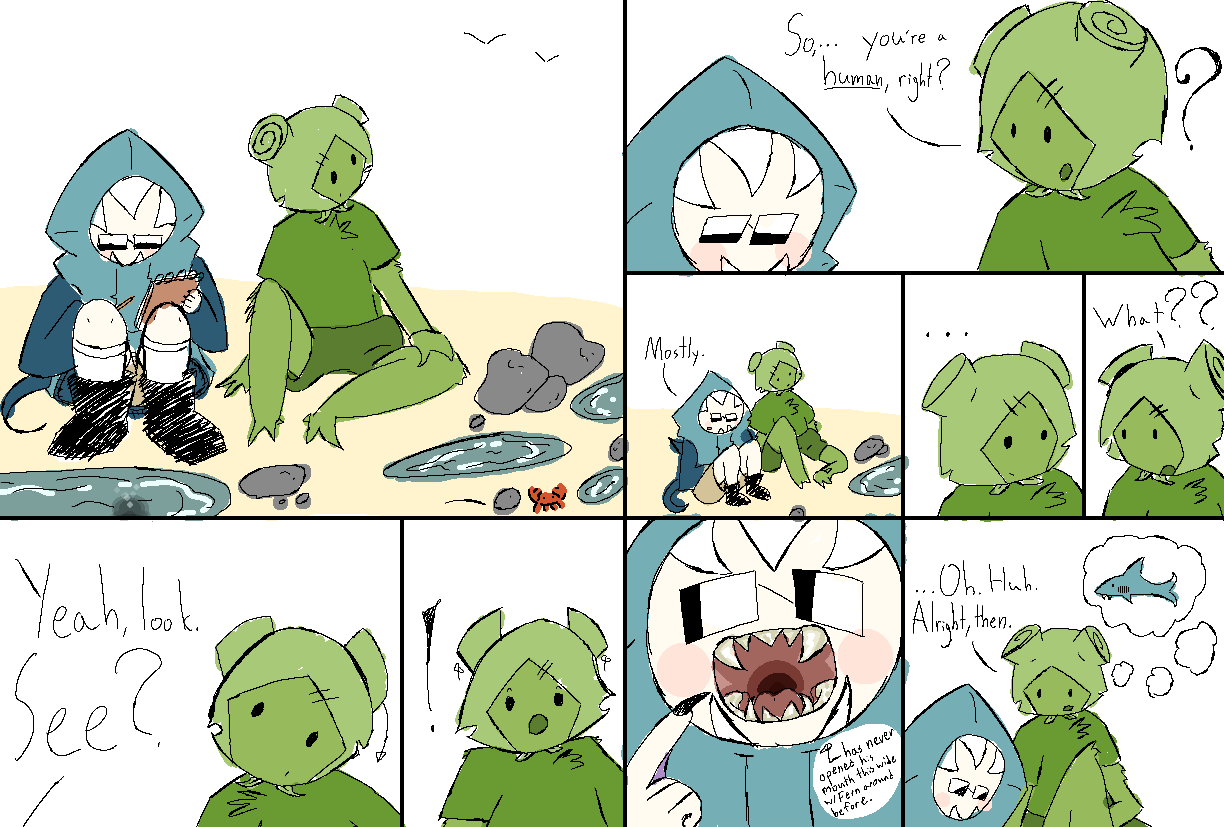 First comic and it sucks but that’s fine - ibisPaint