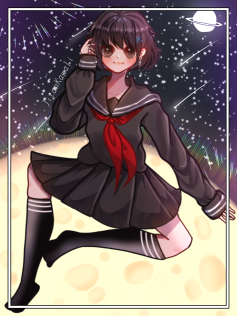 Chitan dabble in the galaxy - ibisPaint