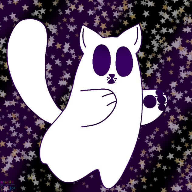 Cat Ghost 🐈‍⬛👻 - ibisPaint
