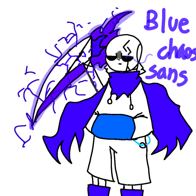 blue chaos sans - ibisPaint