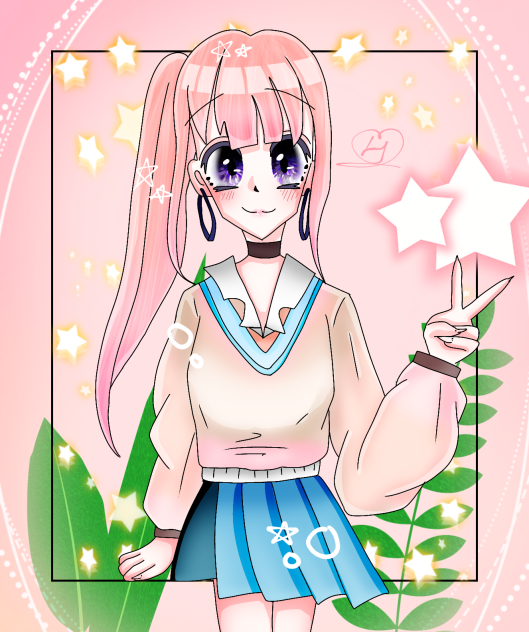 ⋆̩☽⋆星制服 .˚A star uniform - ibisPaint