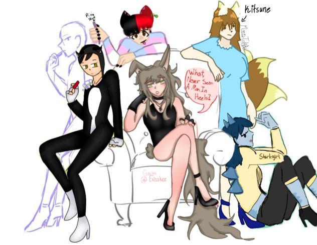 Half animal collab - ibisPaint