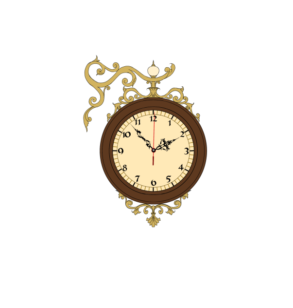 Classic clock 2D - ibisPaint
