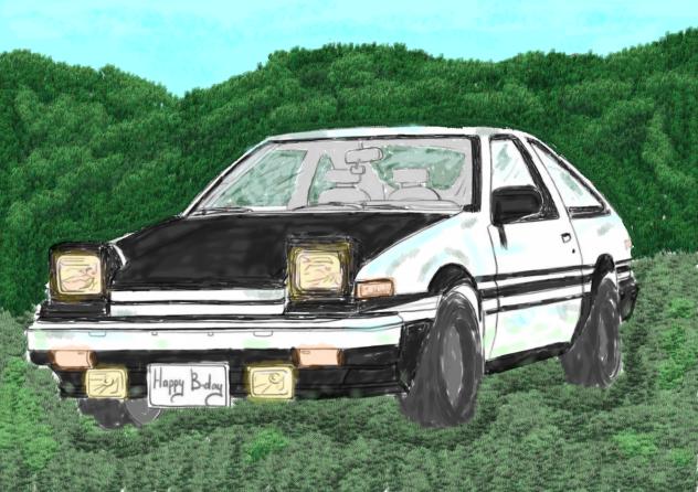 AE86 trueno - ibisPaint
