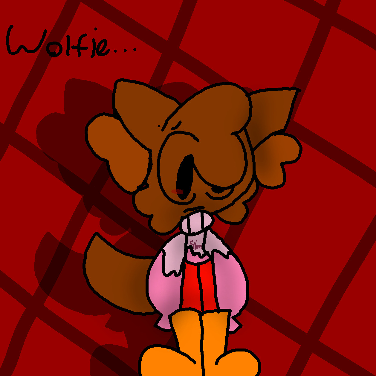 Wolfie Drawing - ibisPaint