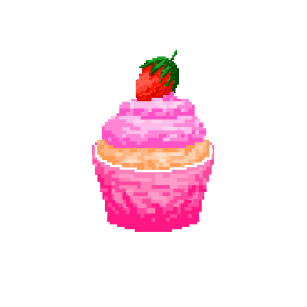 cupcake pixel - ibisPaint