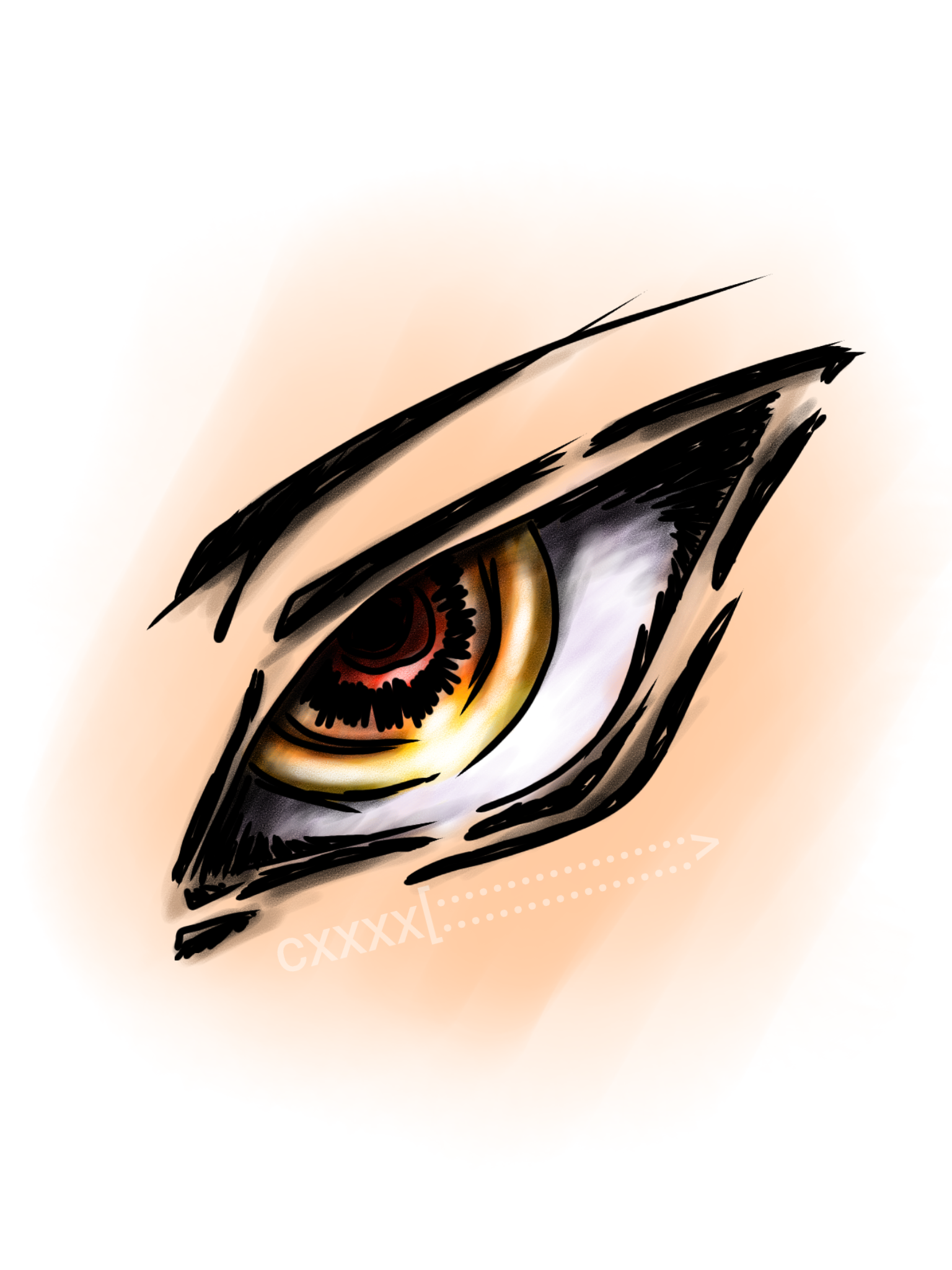 Easy eye coloring - ibisPaint