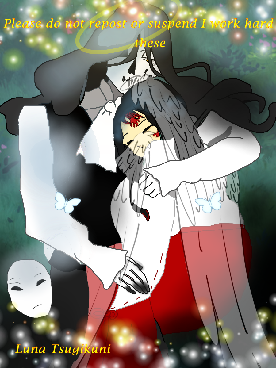 Luna and Erik sleep together - ibisPaint