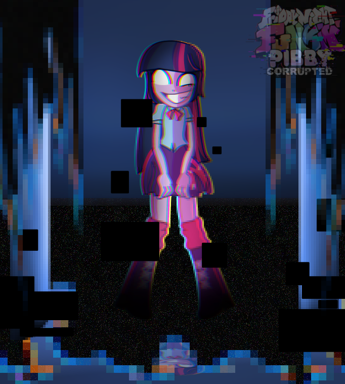 Drawing currupted twilight sparkles - ibisPaint