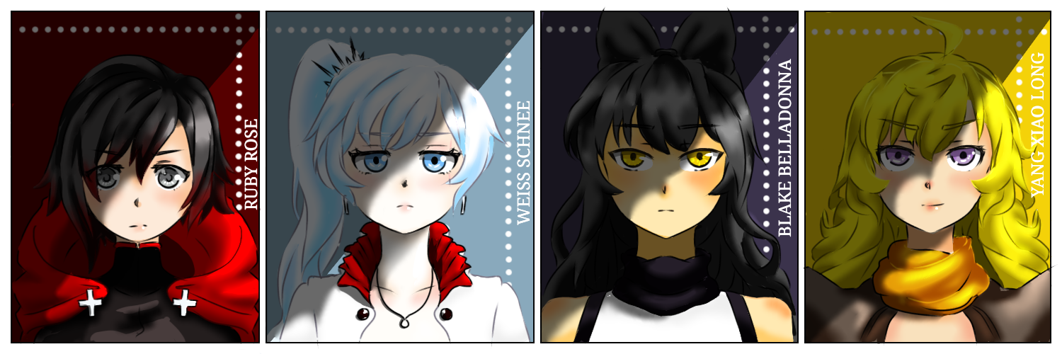 Team RWBY - ibisPaint