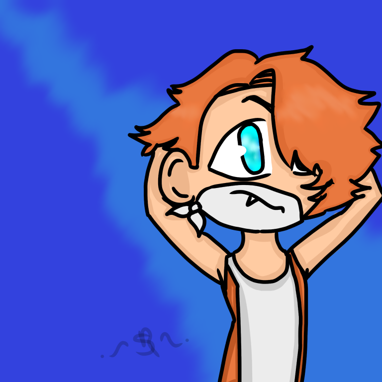 Toby or My cat as a human - ibisPaint