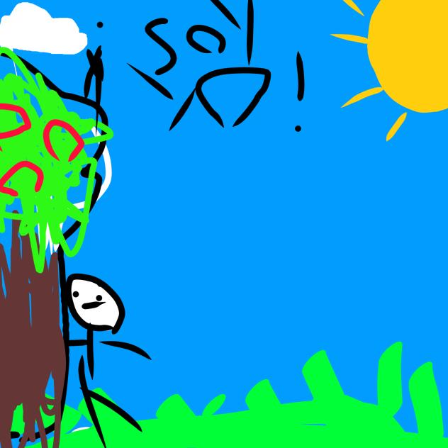 ¡soy yo! (lo dibujo mi hermano tiene 9) - ibisPaint