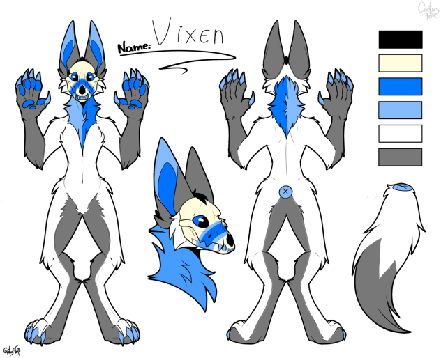 Skulldog oc Vixen - ibisPaint